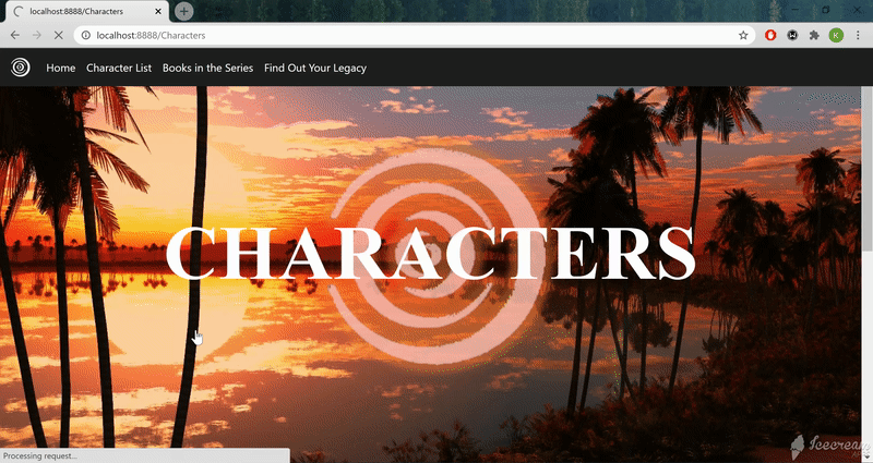 Lorien Legacies Web Application | Lorien_Legacies_WebApp
